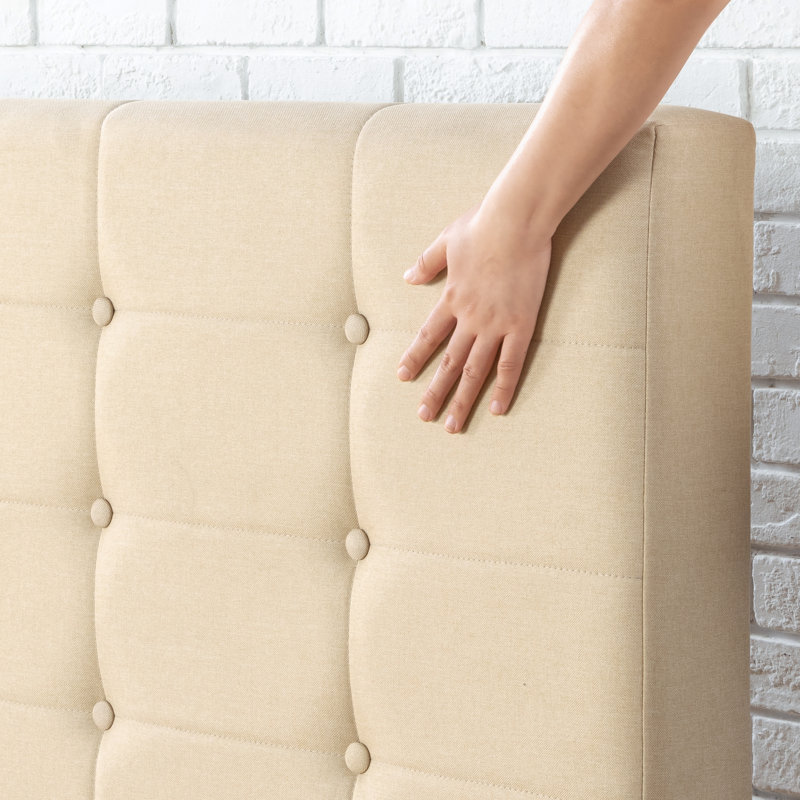 Zipcode Design Leonard Upholstered Platform Bed Size Queen